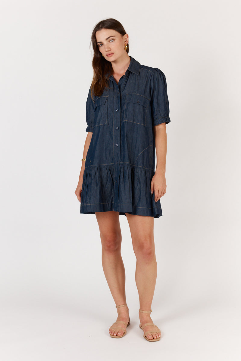 Itami Giverny Dress Denim – Kabana Shop