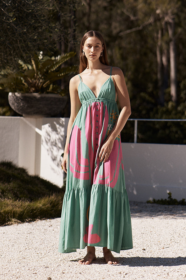 Itami Marini Dress Palma Springs Green – Kabana Shop