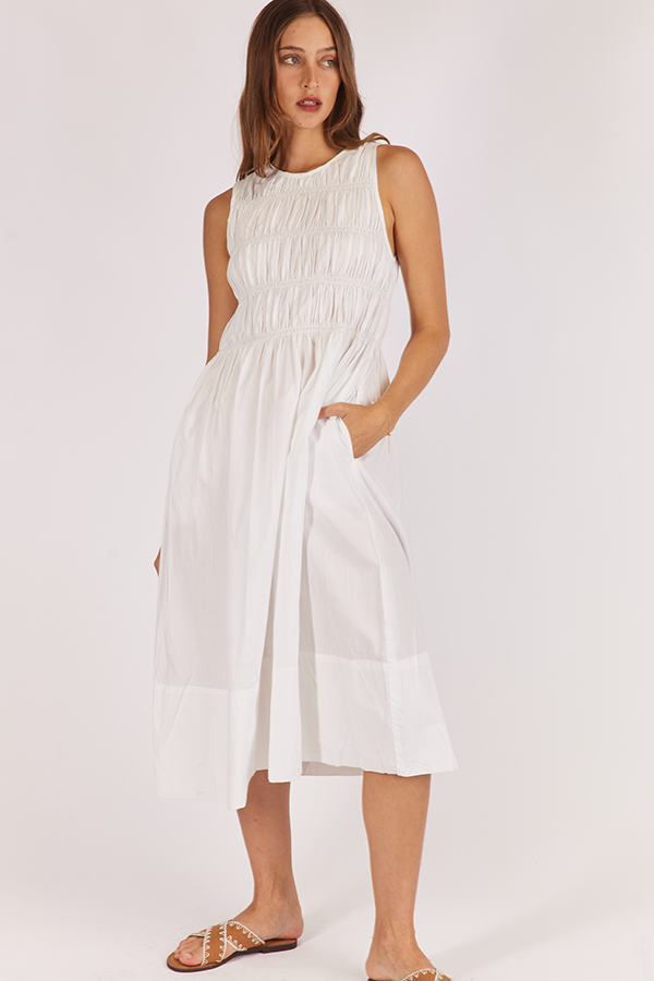 Itami Savane Dress White – Kabana Shop