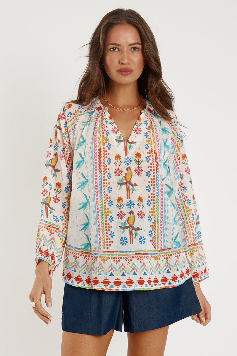 Rubyyaya Biscay Shirt White – Kabana Shop