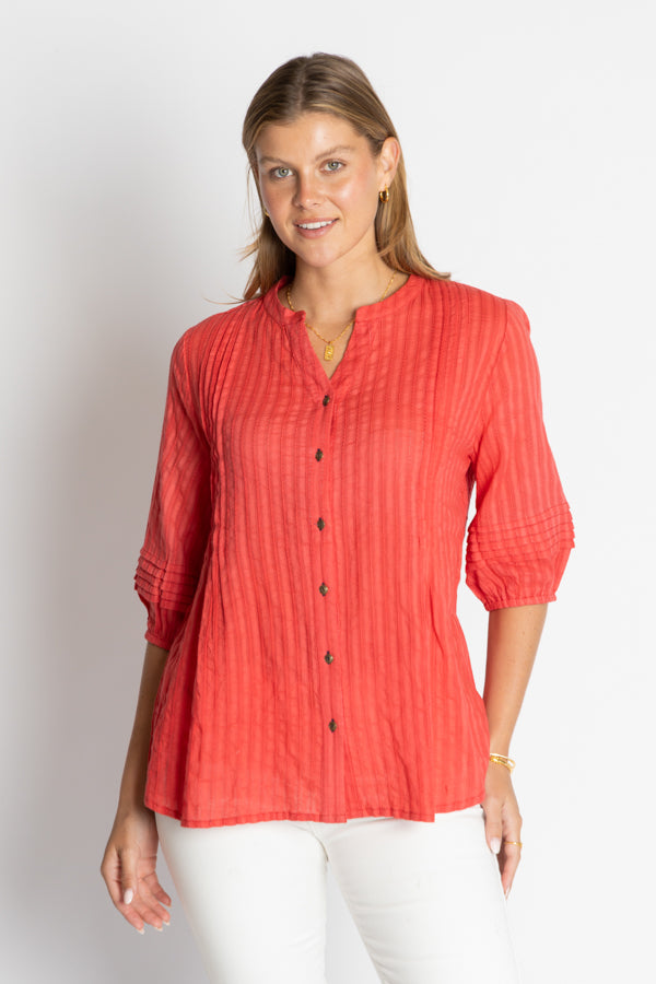 IBSA Cheyenne Shirt – Cotton Dobby Button-Through Shirt – Kabana Shop