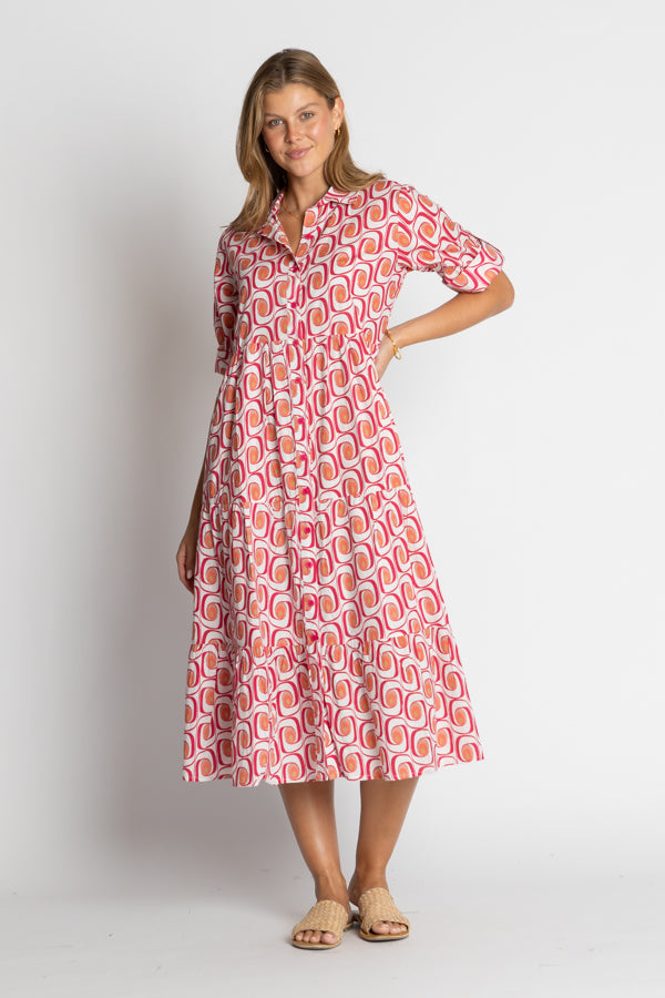 IBSA Nashville Midi Dress | Printed Cotton | Australian Design – Kabana Shop