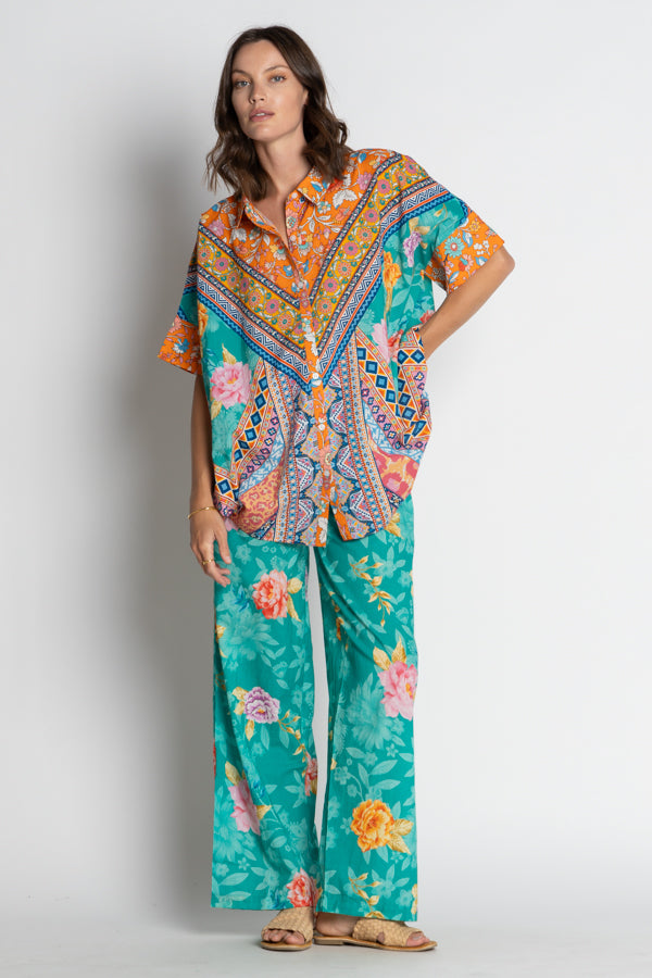 LulaSoul Danai Pant – Cotton Floral Print Pants – Kabana Shop