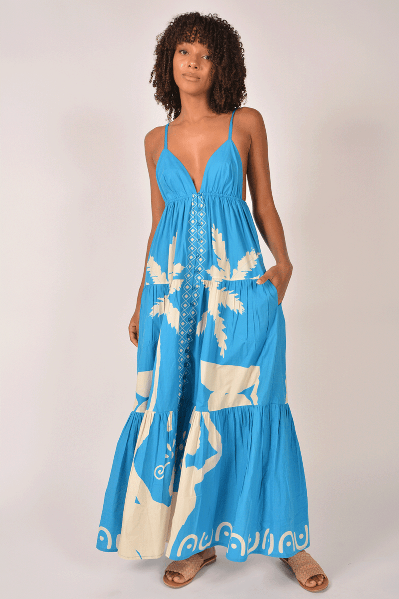 Itami Marini Dress ASOF Blue – Kabana Shop
